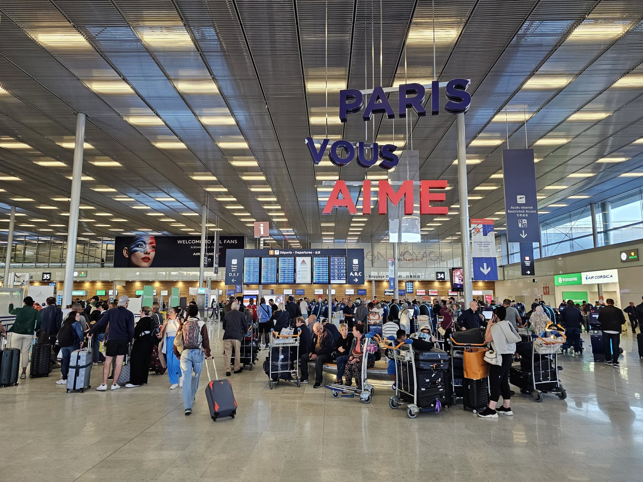 Terminales del aeropuerto de París Orly (ORY)